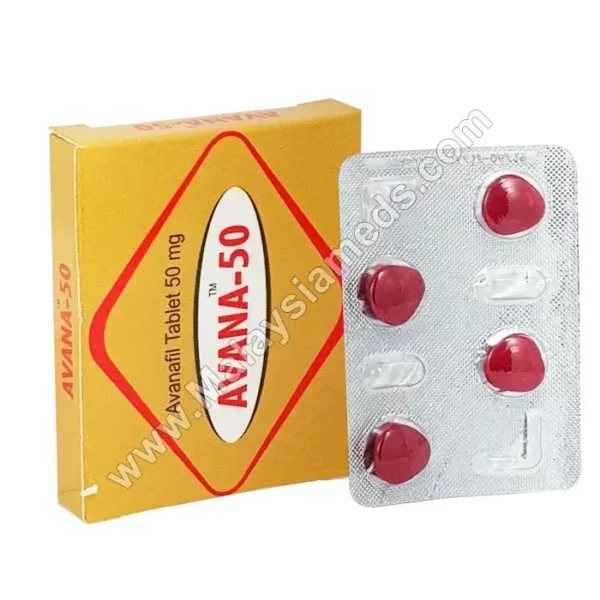 Avana 50mg Tablet (Avanafil) | Uses, Side Effect & Price