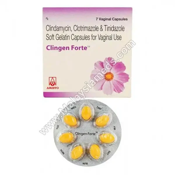 Clingen Forte (Clindamycin/Clotrimazole/Tinidazole) - Malaysiameds