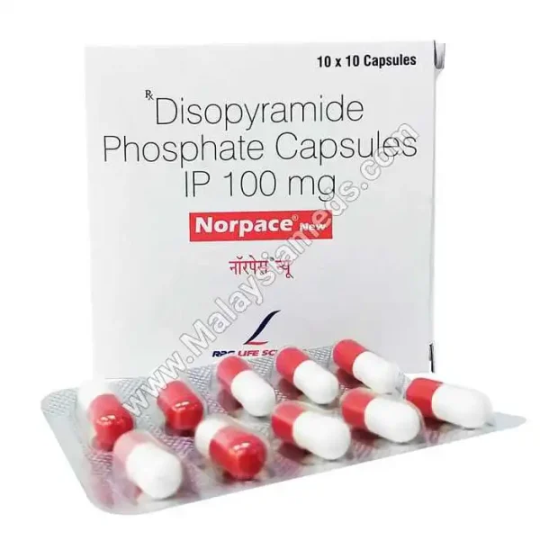 Norpace 100 mg (Disopyramide) - Malaysiameds